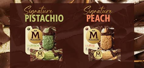 New Magnum Ice Cream Impulse Flavours 2026 Signature Pistachio And Peach