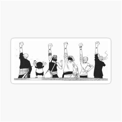 One Piece Merch And Ts For Sale One Piece Stickers Printable Black