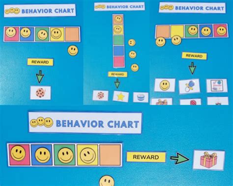 Behavior Chart Autism Behavior Chart Behavior Rewards Chart Special