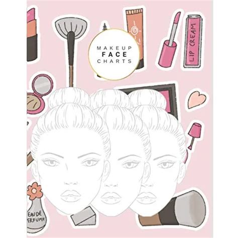 Makeup Face Charts Blank Face Charts For Mua Make Up Artists I Organize Plan And Plan Your