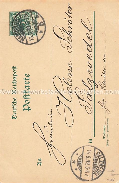 Ak Handgemalt Kirche St Michaelis Klee Gruss Aus Hamburg Neustadt 1899