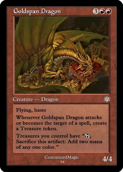 Goldspan Dragon Magic The Gathering Proxy Cards