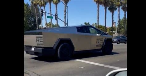 Watch Tesla Cybertruck Launch Like A Rocket From A Standstill R