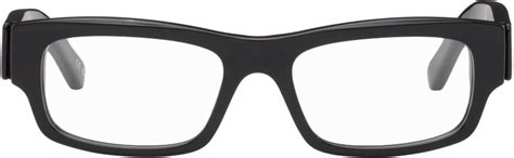 Balenciaga Black Rectangular Glasses Balenciaga