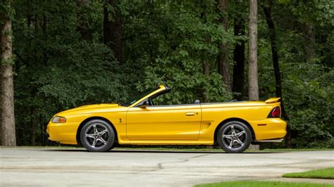 1998 Ford Mustang Svt Cobra Convertible For Sale At Auction Mecum
