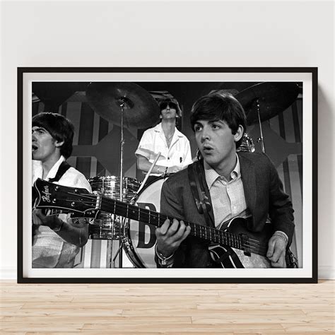The Beatles 1964 Us Tour Paul Poster By Popperfoto