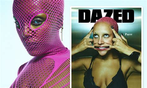 Doja Cat Goes Topless In Fishnet Body Stocking For Quirky Dazed