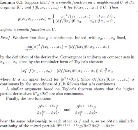 Calculus Continuity Of A Piecewise Function Involving Partial