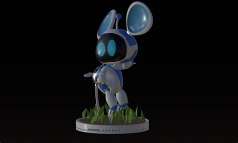 🤖 Astro Bot 2 Playstation 5 New Astro Bot Mouse Fan Sculpt 3d Model