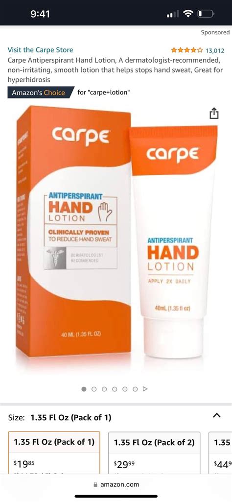 Has Anyone Tried Any Of These Products Rhyperhidrosis