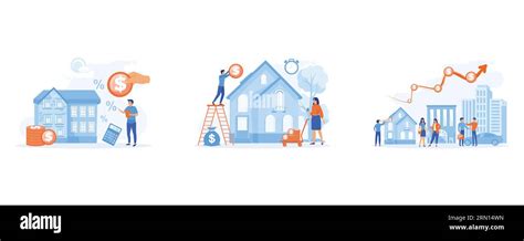 House Mortgage Concept Pays Loan For Real Estate Investing Money In