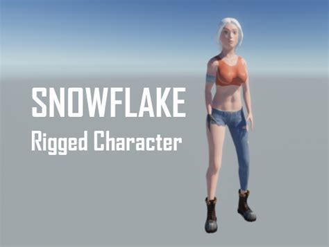 Snowflake Female Character Characters Unity Asset Store
