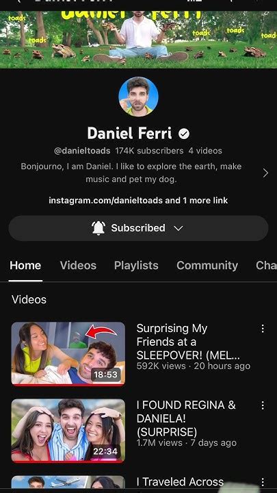 Daniel Ferri Witch Is His Real Name Youtube