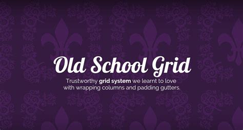 Old School Grid Postcss Grid System With Wrapping Columns And Padding