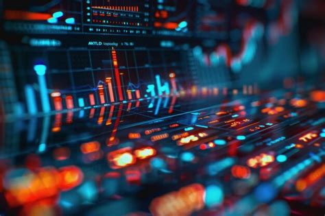 Premium Photo Financial Graphs Analysis Data Isolated Presentation