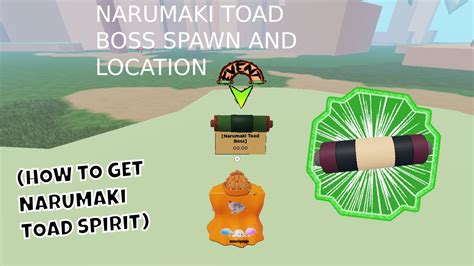 New How To Get The Narumaki Toad Spirit In Shindo Life Narumaki Toad