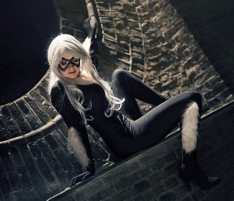 Marvel Cosplay Black Cat Marvel Marvel Cosplay Косплей