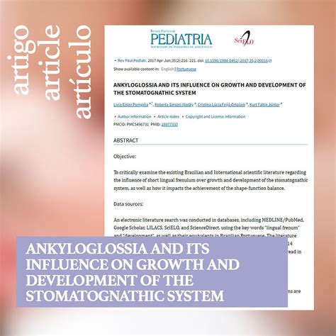 Ankyloglossia And Its Influence On Growth And Development Of The