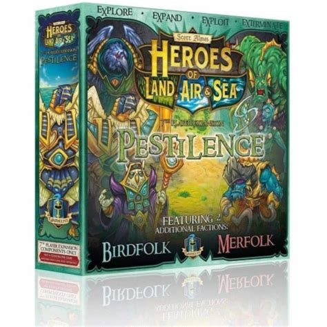 Gamelyn Games Heroes Of Land Air And Sea Pestilence Expansion 7 Player