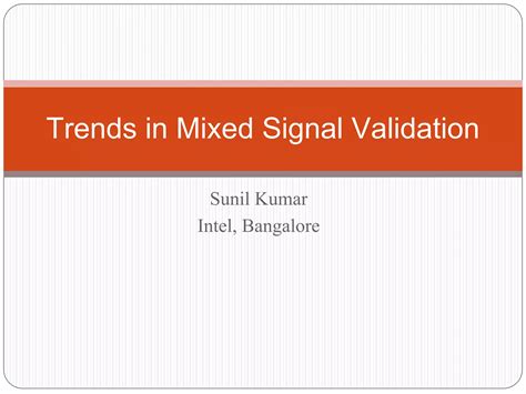 Trends In Mixed Signal Validation Pdf