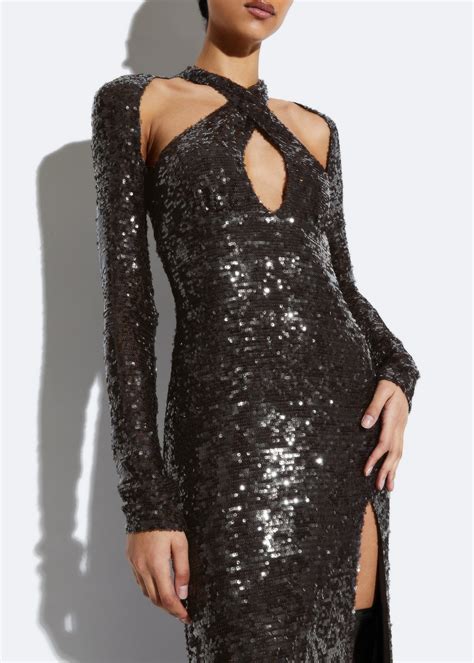 Dresses Luxury Satin Maxi And Feather Dresses Lapointe
