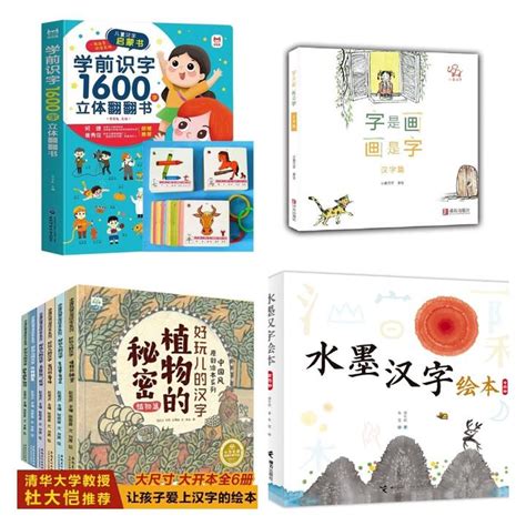 学龄前孩子寓教于乐识字的好方法，分享4本书喽 知乎