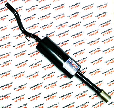 Глушитель TURBOTEMA Приора седан штатная установка с насадкой