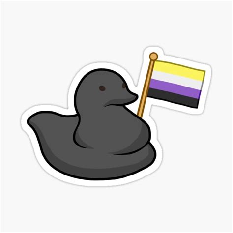 Nb Pride Peeps Black Chick Peep With Non Binary Pride Flag Lgbt