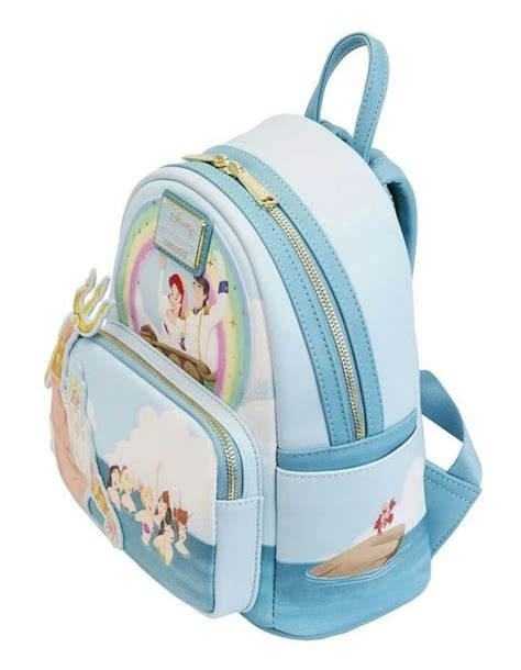 Loungefly Tritons Mini Backpack In Blue Myer