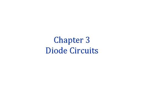 Recalllecture 6 Diode Ac Equivalent Circuit Small Signal