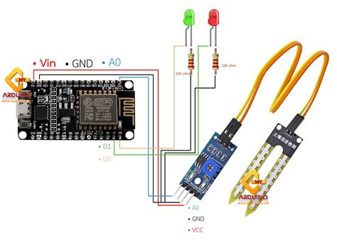 สอนใชงาน NodeMCU ESP8266 เซนเซอรวดความชนในดน Soil Moisture Sensor Module ขาย Arduino