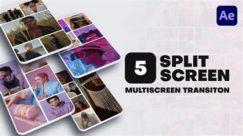 Vertical Multiscreen Transition 5 Split Screen Elements Ft Vertical Split Screen And Vertical