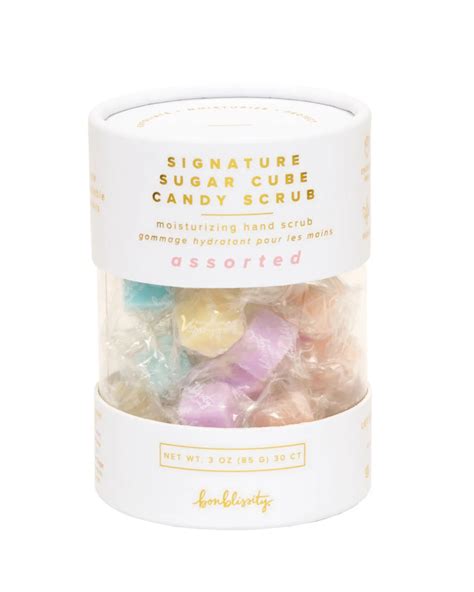 Signature Sugar Cube Candy Scrub Assorted Scents Rendered Unique