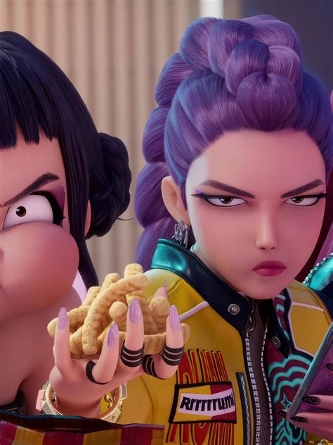 „zoey Cu Rumi și Mira” Enervată Grupul De Fete Huntrix K Pop 4k