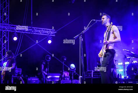 Stefan Olsdal Of Placebo During Their Concert In Zagreb Croatia On 27 June 2022 Photo Josip