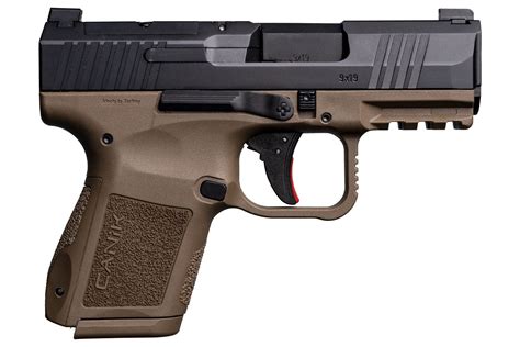 Canik Mete Mc9 9mm Optic Ready Micro Compact Pistol With Fde Two Tone
