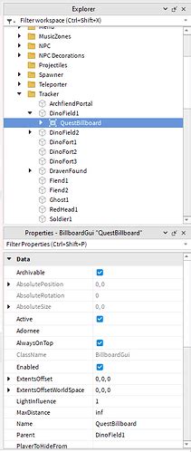Billboard Gui Vanishing When Player Went Too Far Art Design Support Developer Forum Roblox
