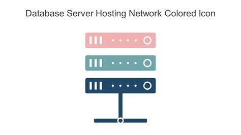 database server hosting network colored icon in powerpoint pptx png and