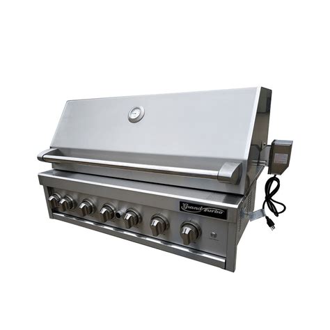 Grand Turbo 40-Inch 6-Burner Built-In BBQ Gas Grill – Grandhall