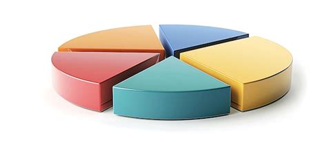 Pie Chart Showing Market Segmentation Premium Ai Generated Image
