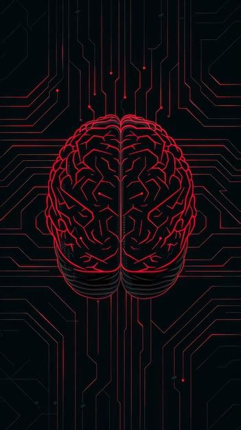 Algoritmo De Ia Redes Neuronales Y Elementos De Procesamiento De Datos Imagen Conceptual Sobre
