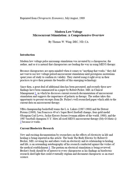 Modernlowvoltage Microstim Pdf Electric Charge Electron