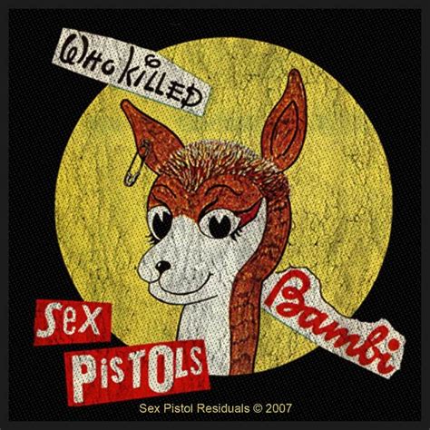 The Sex Pistols Patch Who Killed Bambi
