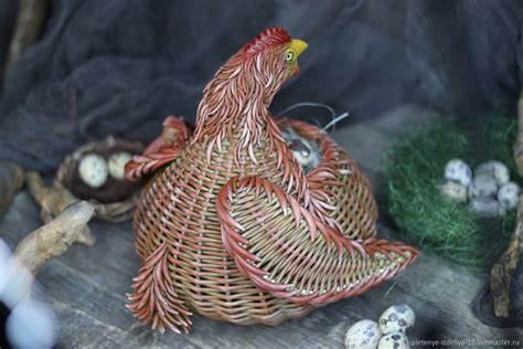 Скульптура Курицы, Птица - Корзина, Реалистичная Курица в интернет ...