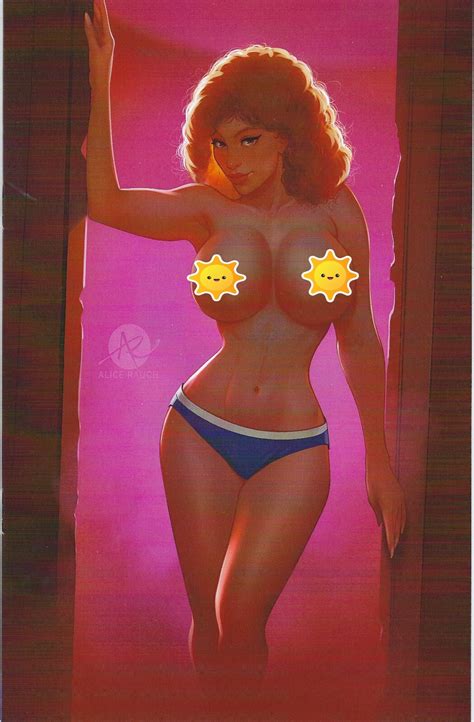 Totally Rad Halloween Alice Rauch Weird Science Topless Virgin Variant