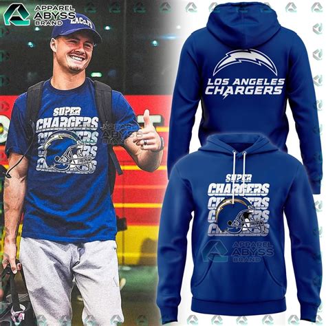 Worldwide Shipping Los Angeles Chargers Hoodie Super Chargers 2025
