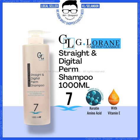 Glorane Straight And Digital Perm Shampoo With Keratin Amino Acid For