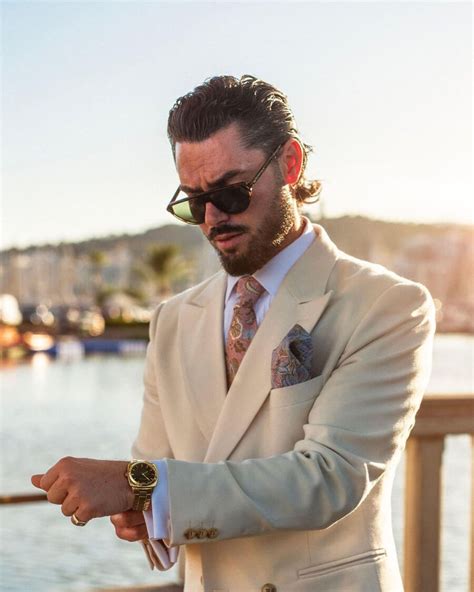 Tan Double Breasted Suit Hockerty