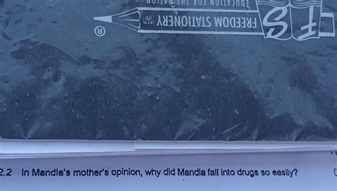 22 In Mandlas Mothers Opinion Why Did Mandla Studyx
