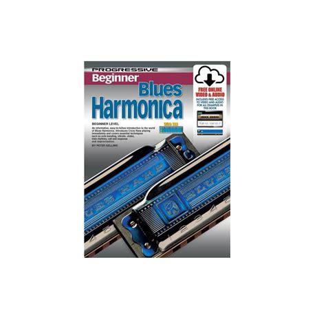 Progressive Beginner Blues Harmonica Bookonline Video And Audio Bexley